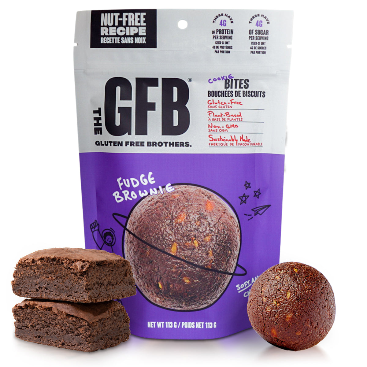 Fudge Brownie Cookie Bites (NUT FREE) – The GFB