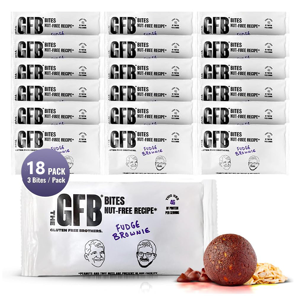 Nut Free Bites - Fudge Brownie (Grab & Go 0.85 oz pouch; 5 Count) – The GFB