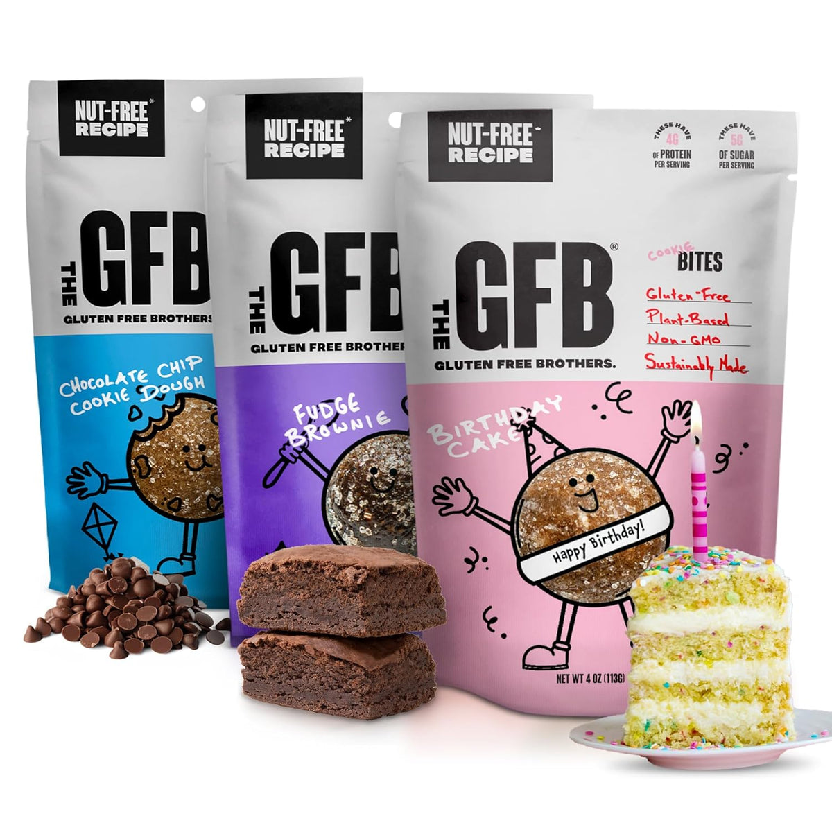 Cookie Bites (NUT FREE) Sample Pack (3 Count) – The GFB